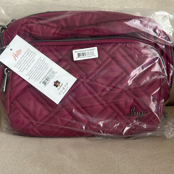 lug | Bags | Nwt Lug Ranger Mini Crossbody Bag In Raspberry | Poshmark